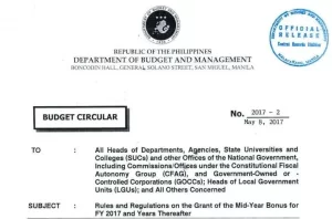 Guidelines on the Grant of Mid-Year Bonus 2023 | Helpline PH
